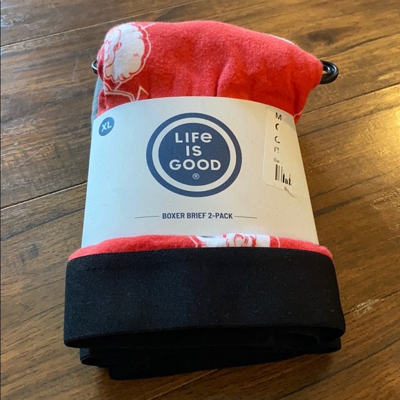 Life Is Good | Underwear & Socks | Life Is Good Set Of 2 Boxer Briefs ...